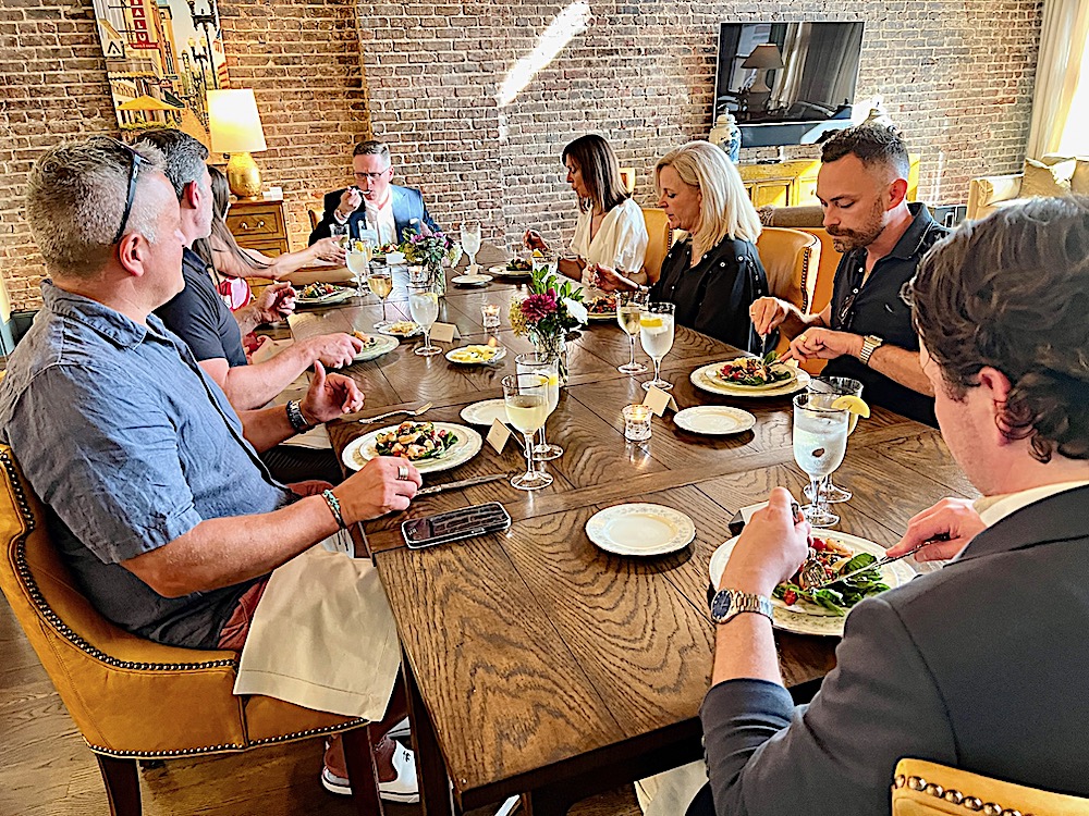A progressive dinner for history - Blue StreakBlue Streak